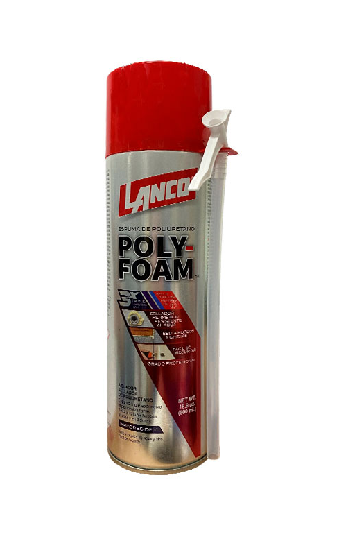 ESPUMA EXPANSIVA 500ML POLY-FOAM LANCO – Ferretería Castella Sagarra